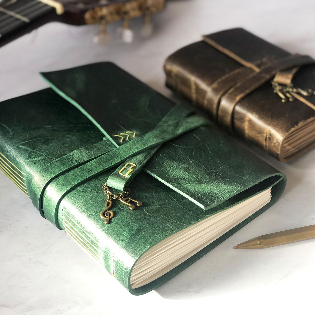 Gifts For Music Lovers, Blank Sheet Music Journal | A6/A5 – Indigo Artisans