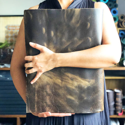 Leather Display Portfolio, Large Sketchbook, A3 – Indigo Artisans