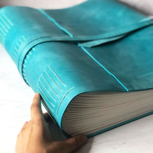 Leather Display Portfolio, Large Sketchbook, A3 – Indigo Artisans